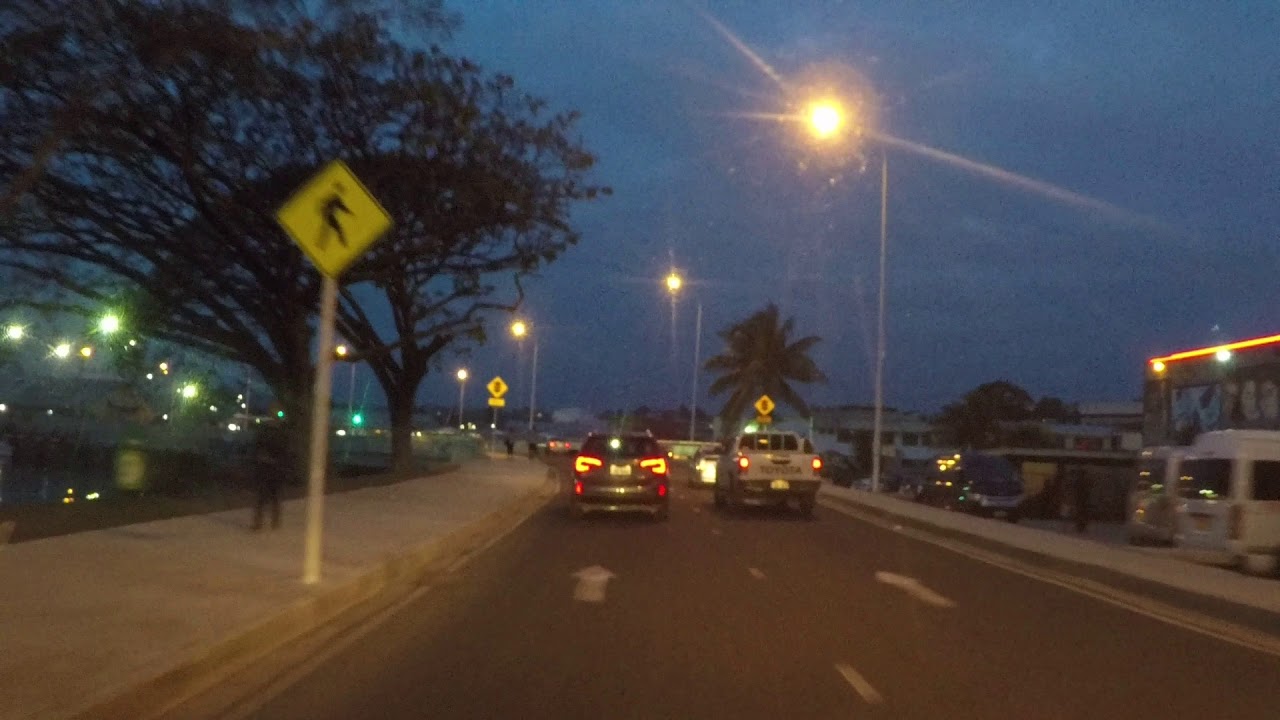 Suva Fiji Night Time - YouTube
