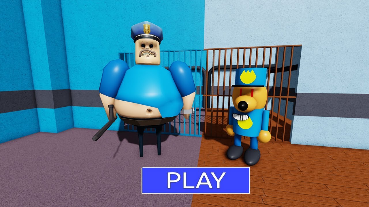 NEW UPDATE |POLICE BARRY VS DOG MAN in BARRY PRISON RUN | !! NEW OBBY # ...