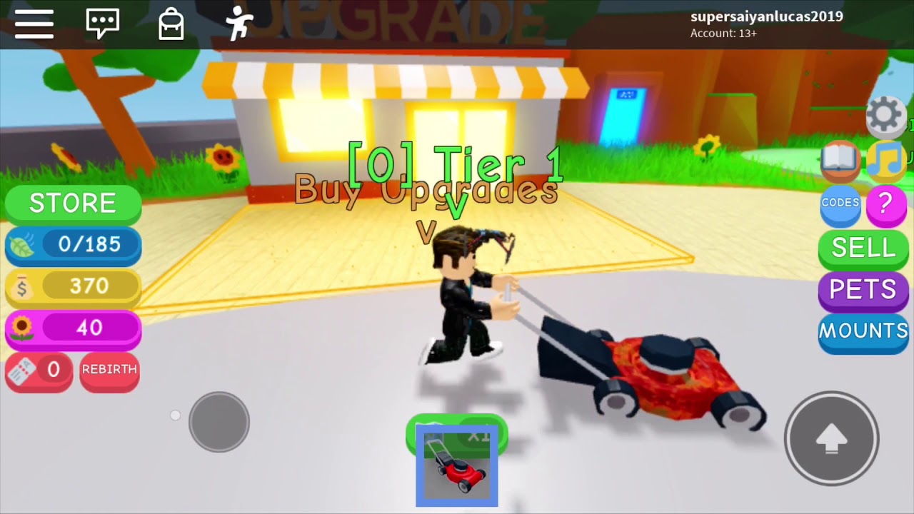 Roblox episode 28 Curting grass on a good day - YouTube