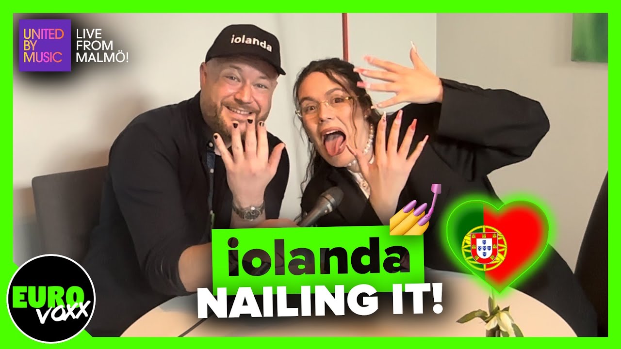 🇵🇹 Nailing it with iolanda 💅🏻 (INTERVIEW) // 'Grito' - Portugal Eurovision 2024 // Live from ...