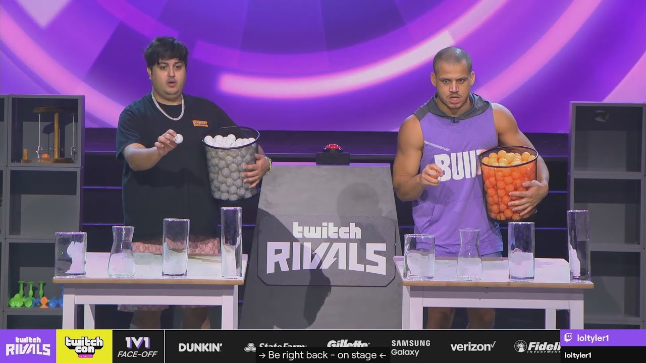 TYLER1 vs Pokelawl on Twitch Rivals Playing Bouce It! - YouTube