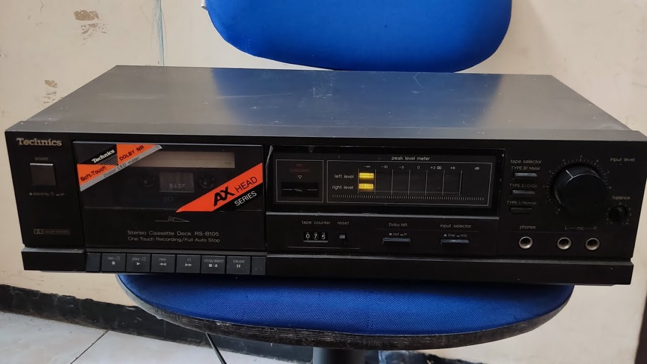 Tape deck Technics - YouTube