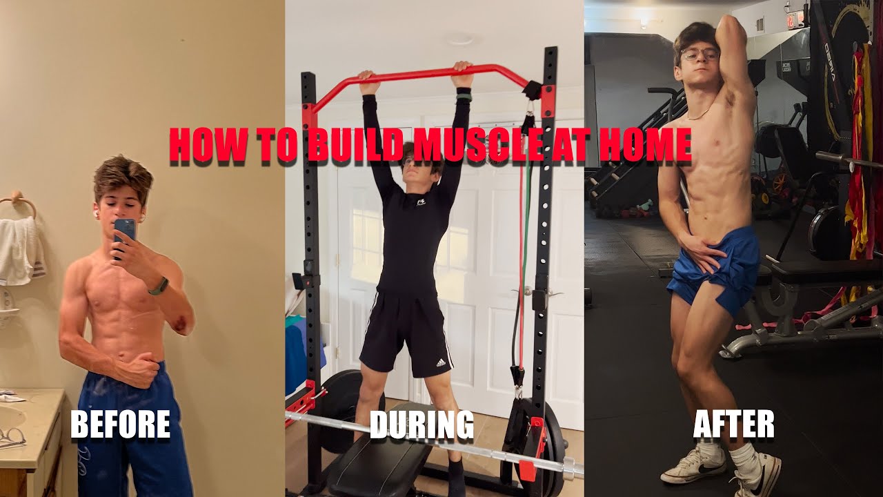 How To Build Muscle At Home As A Teenager - YouTube