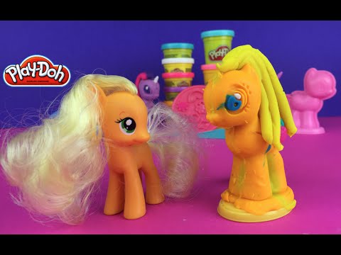 MLP Play Doh My Little Pony Princess Candice Applejack Make and Style ...