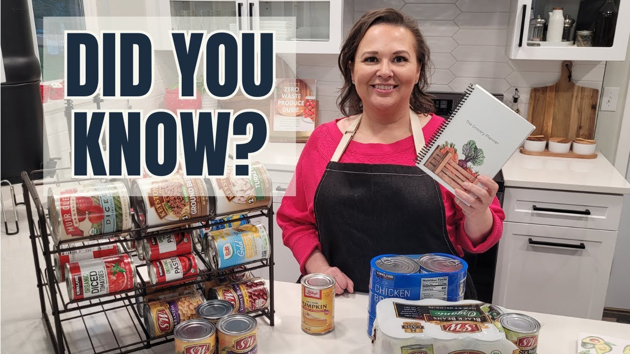 Pantry Organization Tips | Canned Food Best Buy Dates Explained! - YouTube