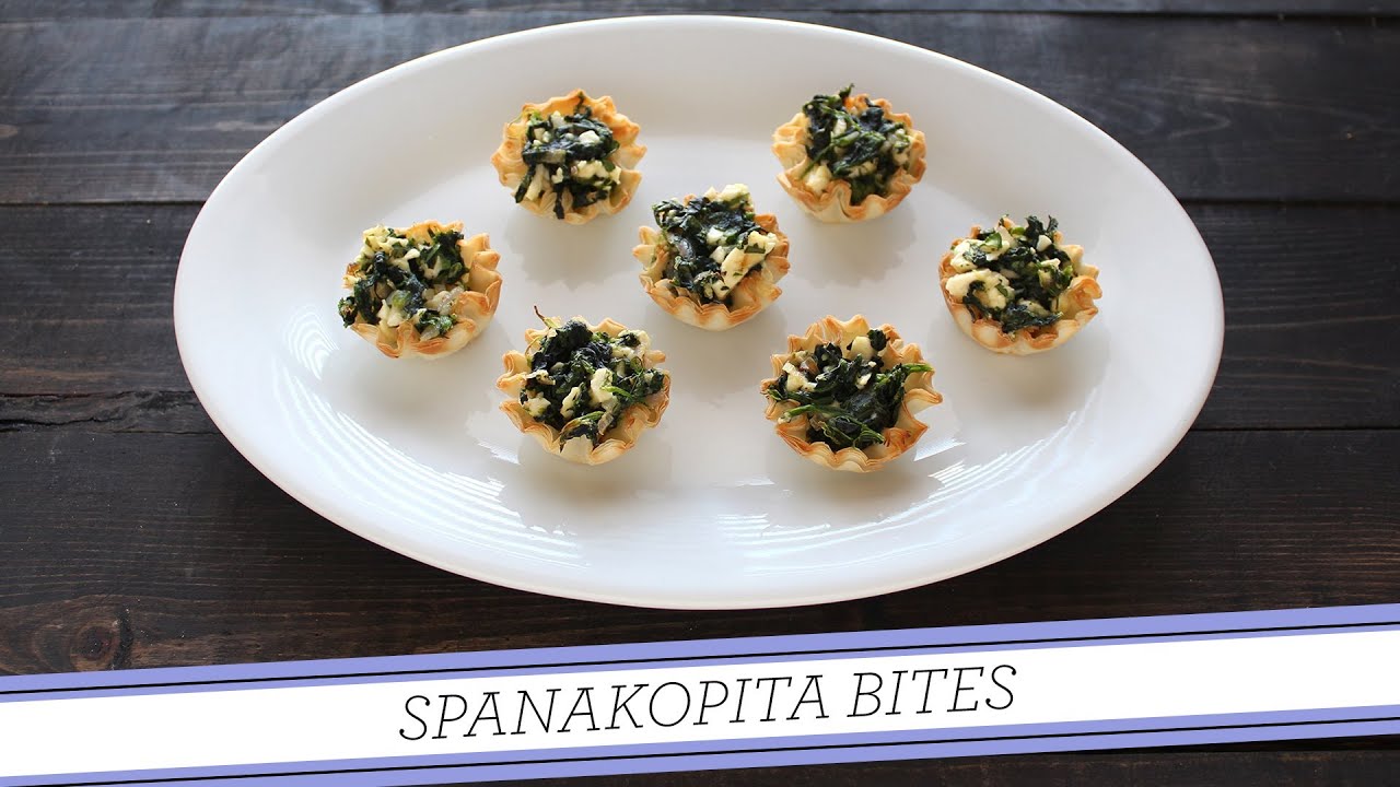 Spanakopita Bites | Easy Appetizer Recipe - YouTube