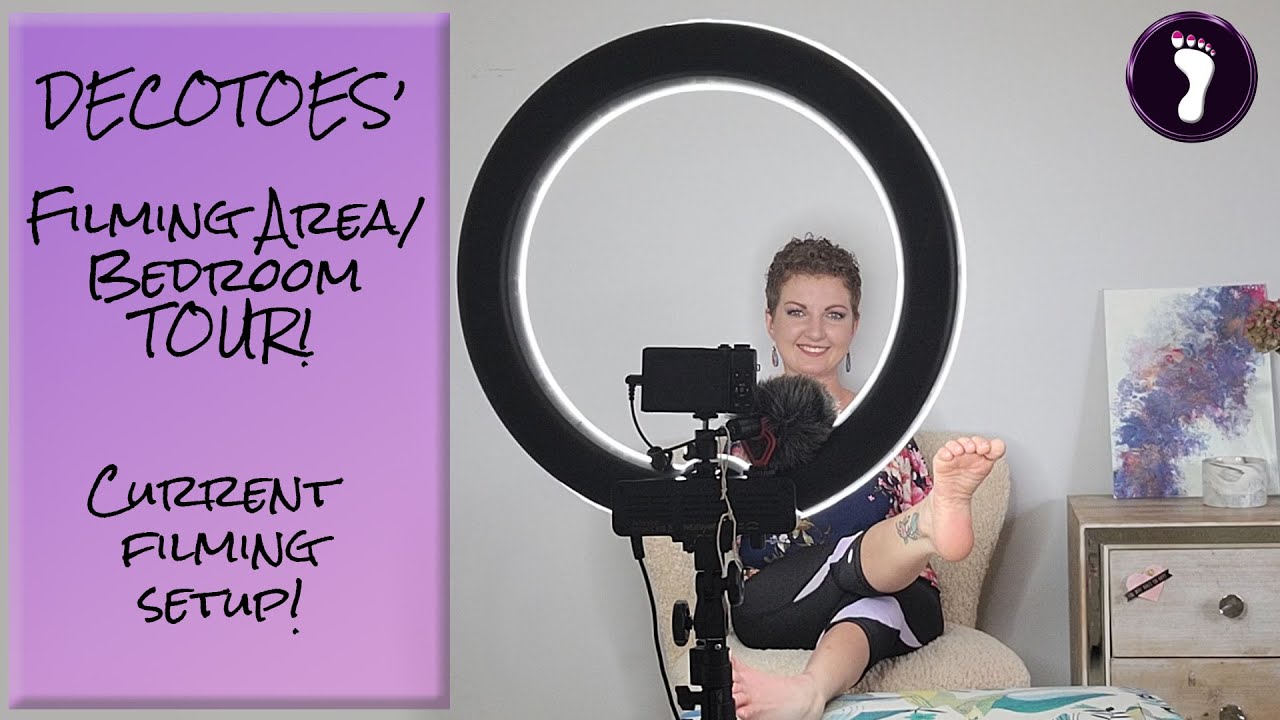 MY FILMING AREA/BEDROOM TOUR! Current setup and equipment! - YouTube