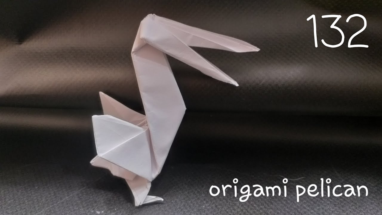 Орігамі пелікан origami pelican - YouTube