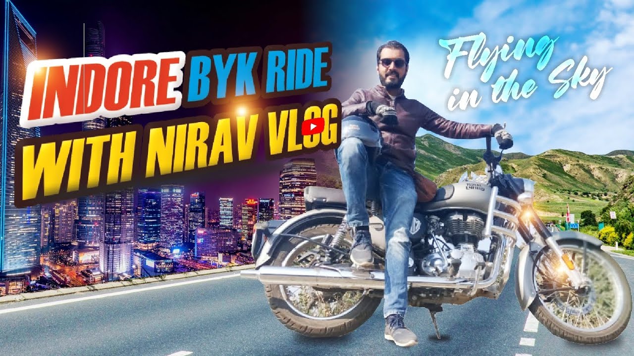 Indore Tour with Bike 🏍️Ride Moto Vlogging ||City Tour 🌃 Night Life ...