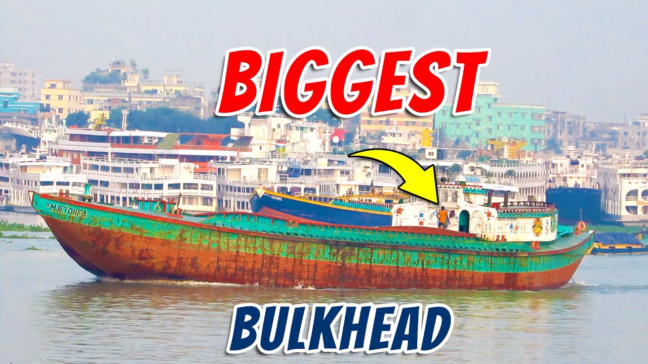 Biggest BULKHEAD Ship | MB TOHFA | Colorful Sand Transport Ship | Sand ...