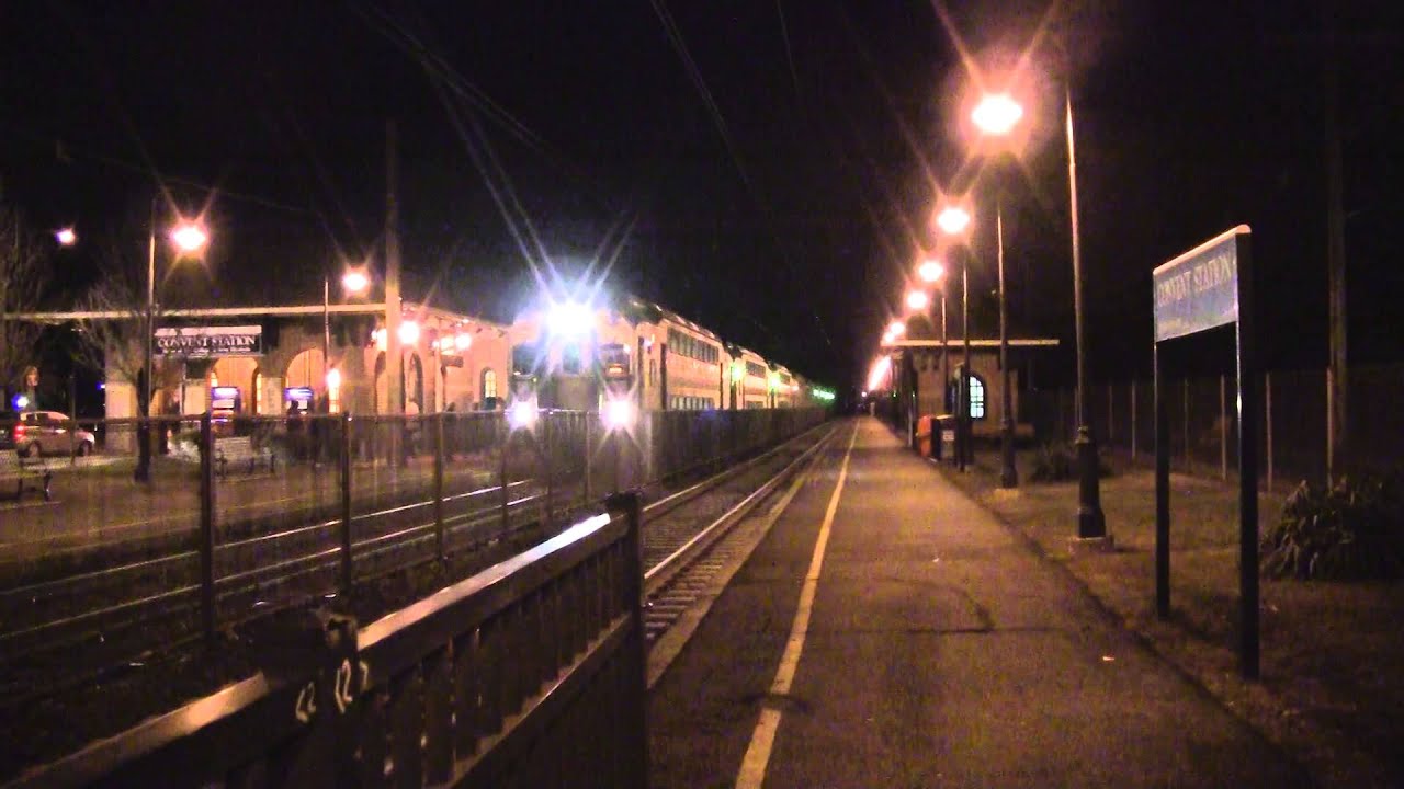 Train 6936 at Convent Station 1/12/14 - YouTube