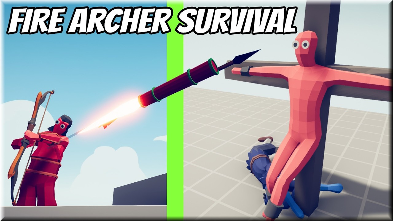 Firework Archer Survival 2024🎆 - Totally Accurate Battle Simulator TABS ...