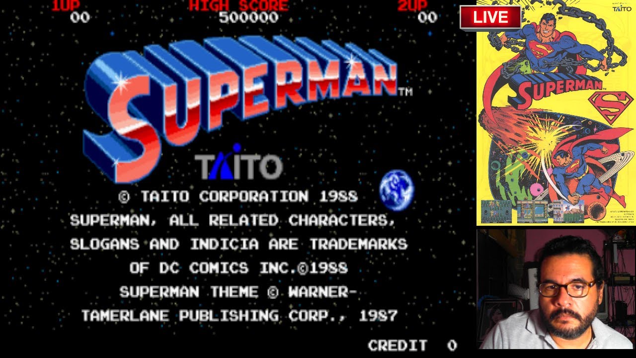 Gameplay Chat Live: Superman (Arcade) - YouTube