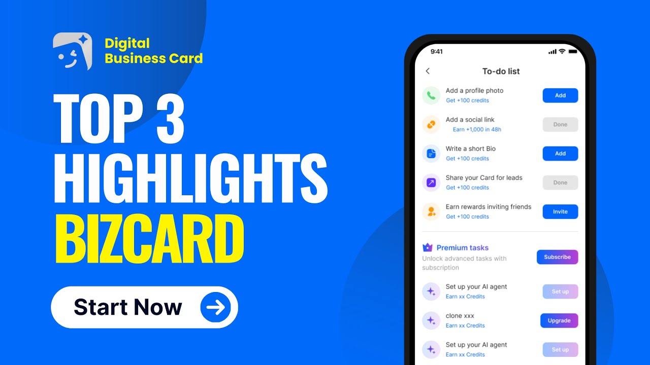 BizCard Highlights | How to Share a Digital Business Card with BizCard ...