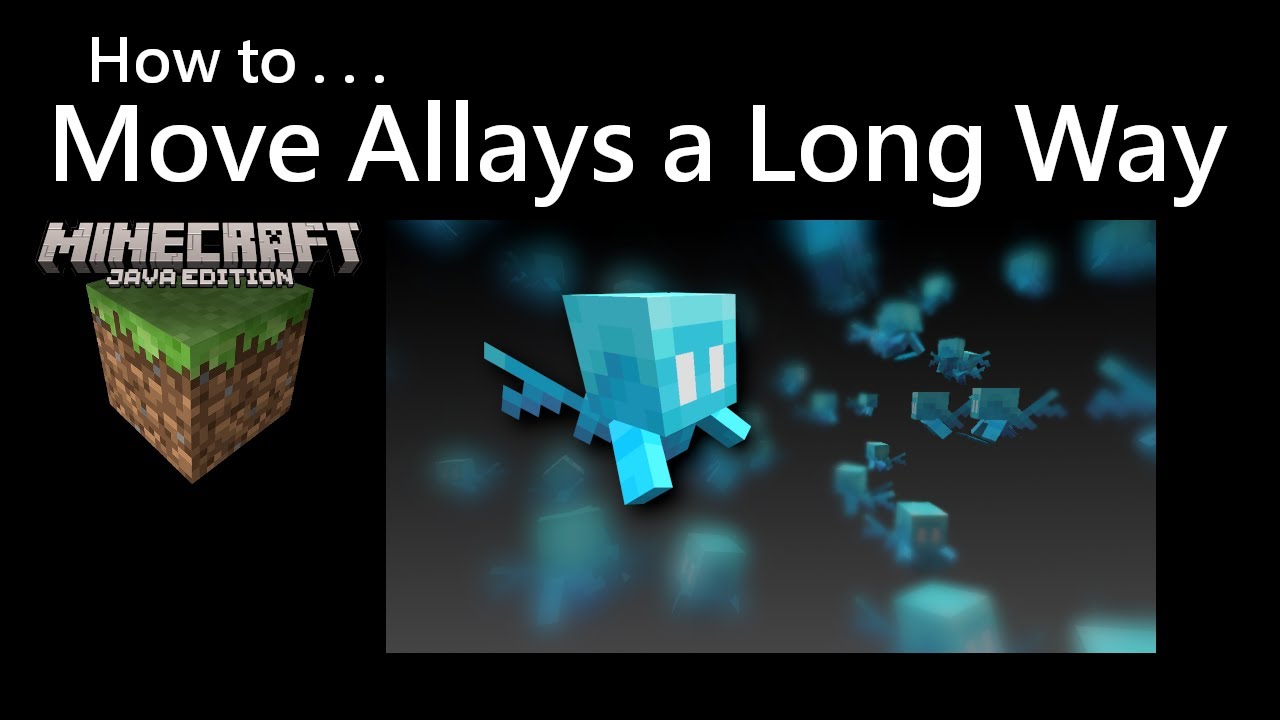 How To Move Allays a Long Way Minecraft Java - YouTube