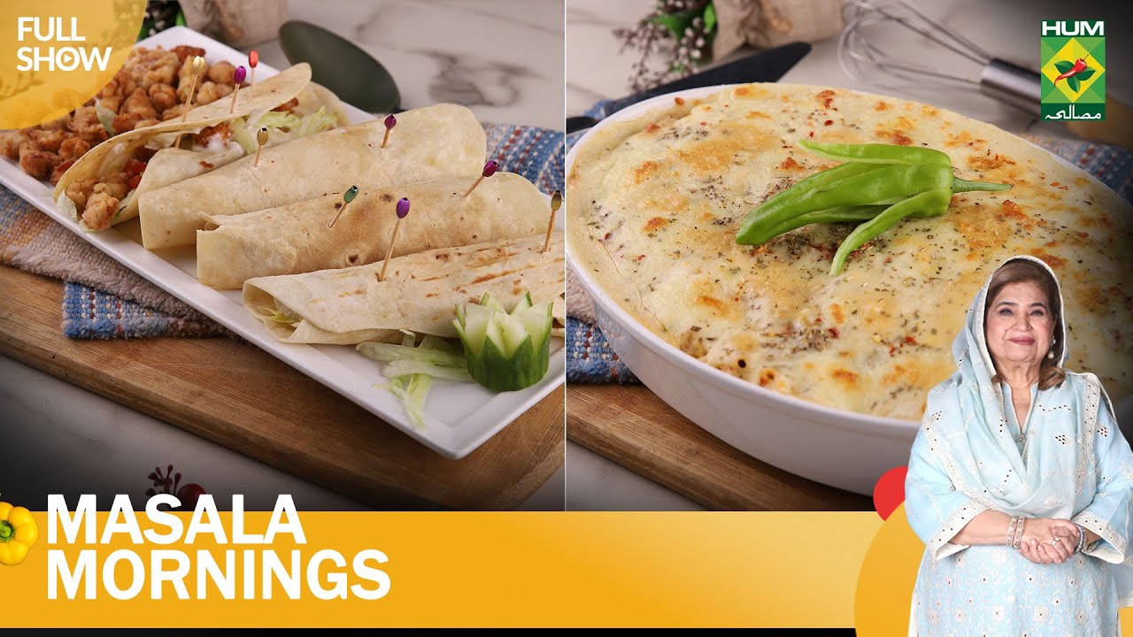 Recipe Baked Chicken Pasta & Popcorn Chicken Wraps | Masala Mornings ...