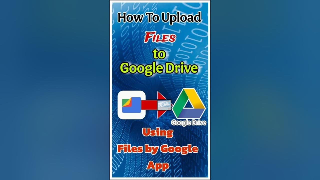 Upload file to Google Drive using Files by Google app|Files by Google to Google Drive upload# ...