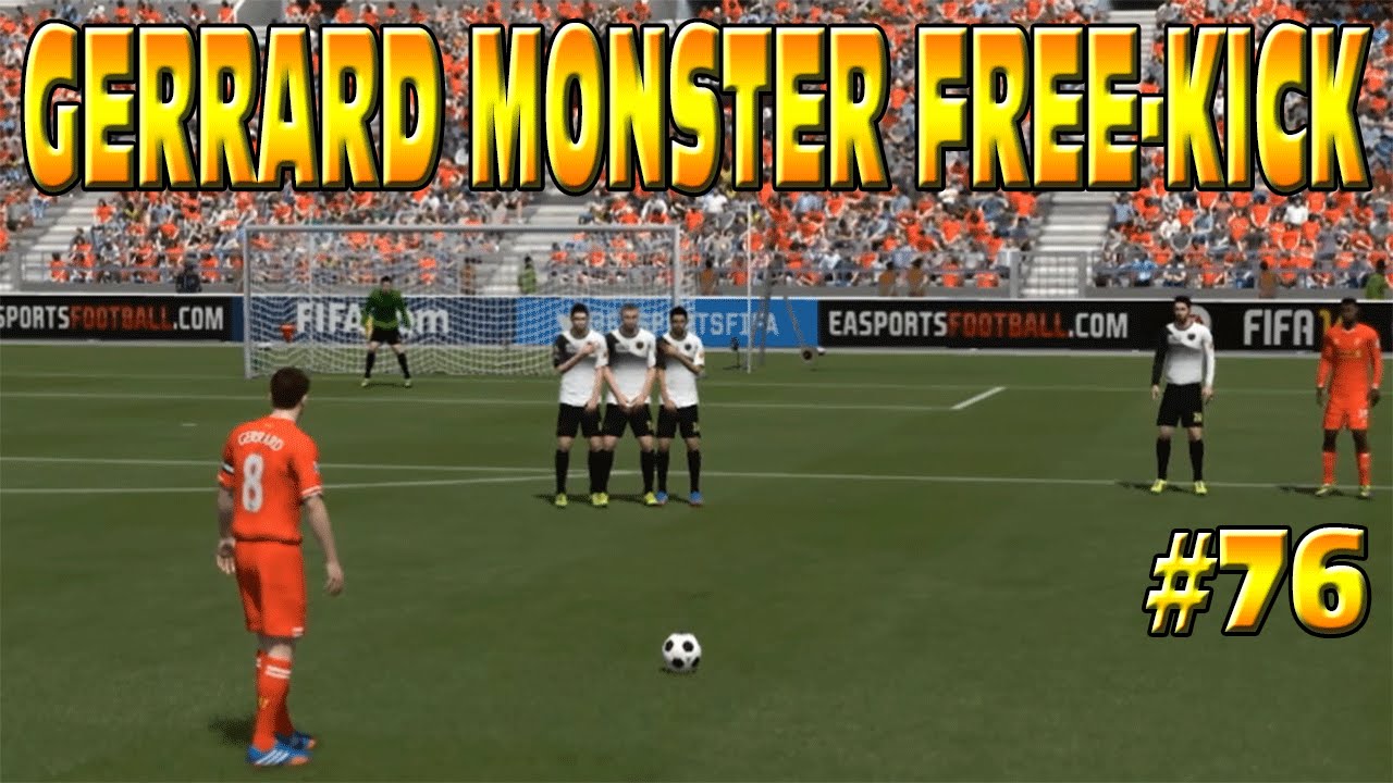 FIFA 15 LIVERPOOL CAREER MODE: GERRARD MONSTER FREE-KICK vs BAYERN ...