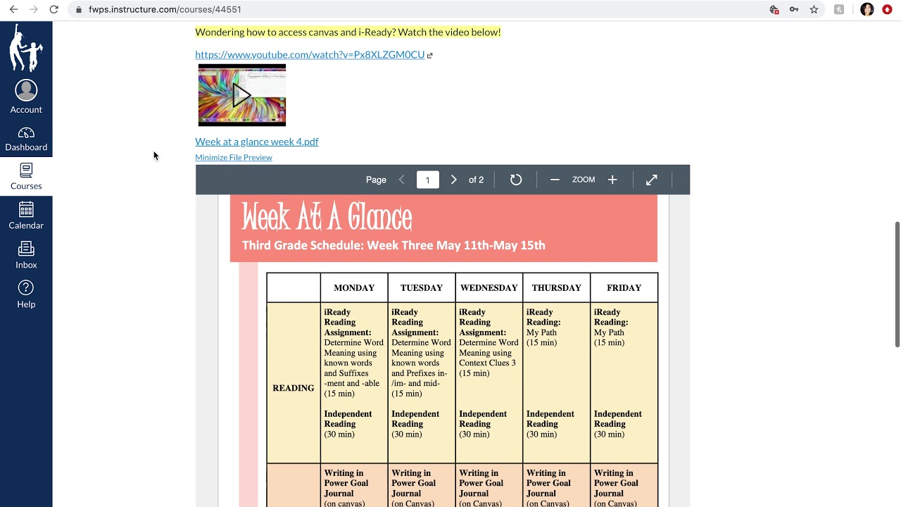 How to login and complete assignments for students on canvas and i ...
