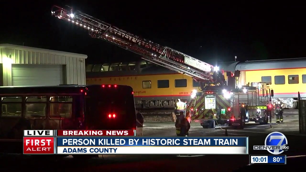 Steam Train strikes, kills pedestrian - YouTube