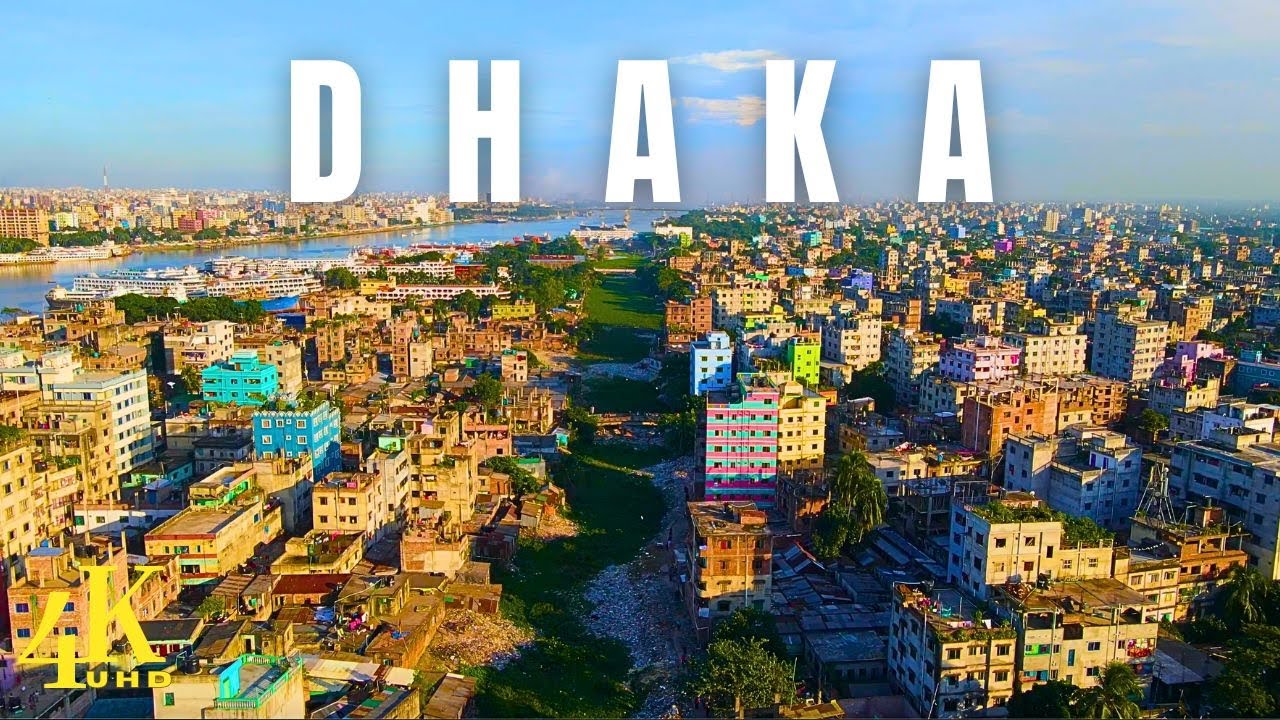 Dhaka, Bangladesh 🇧🇩 in 4K ULTRA HD | Drone Footage - YouTube