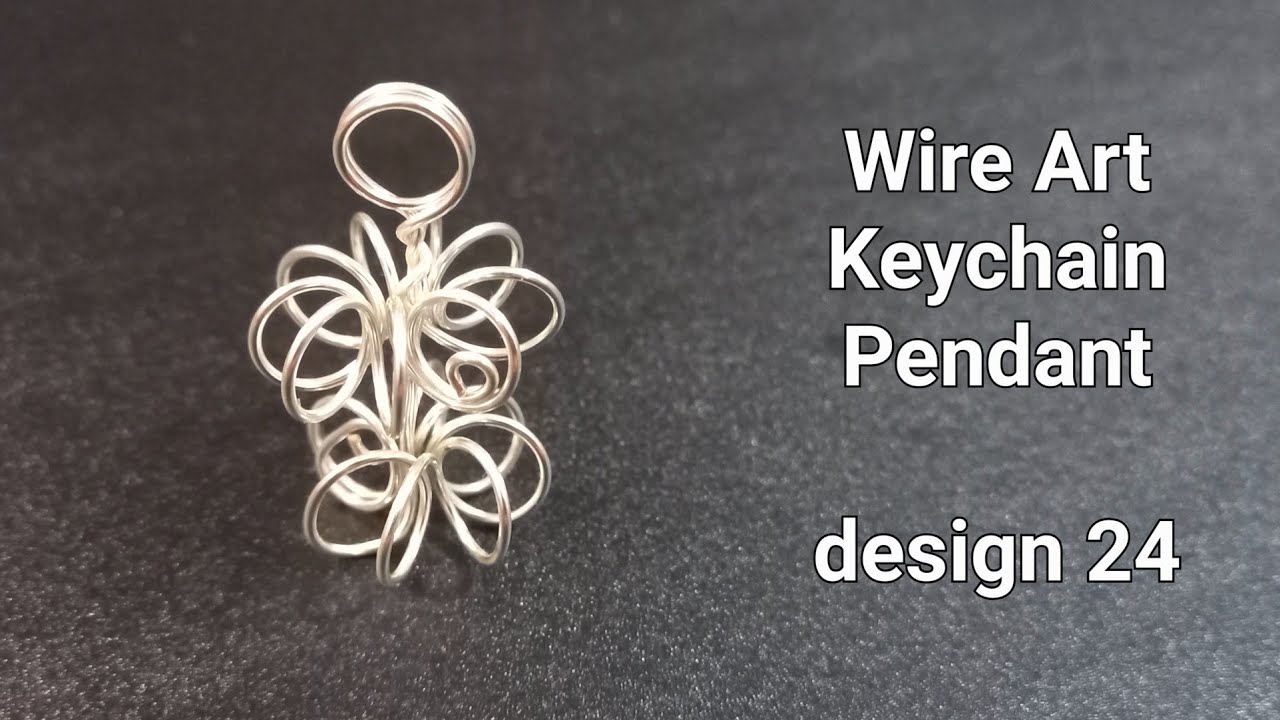 Wire Art making 🔥 Hand made keychain,pendant 🔥 design 24 🔥 qj.palette ...