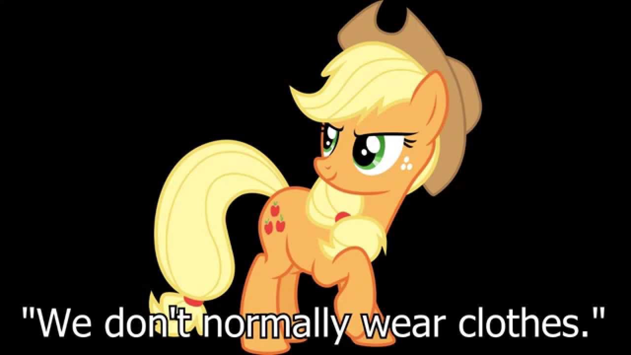 Applejack sound clips - YouTube