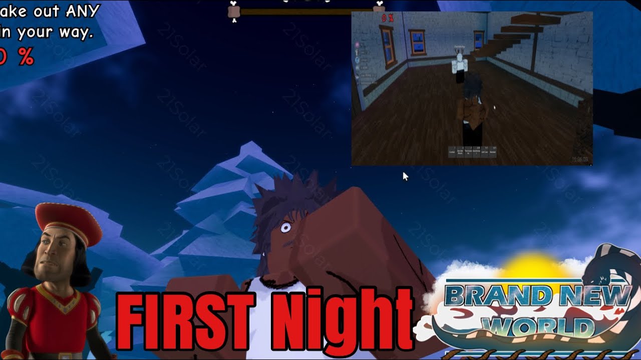 My First Night In Brand New World (Roblox) - YouTube