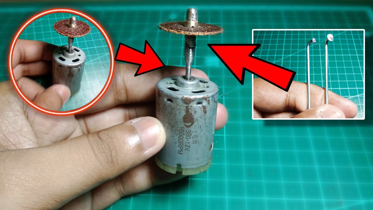 How To Make DIY Mini Cutting Head Cutter & Drill From Bike Spokes ...