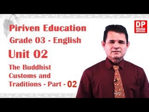 Unit 02 | The Buddhist Customs and Traditions - Part 02 | Grade 03 ...