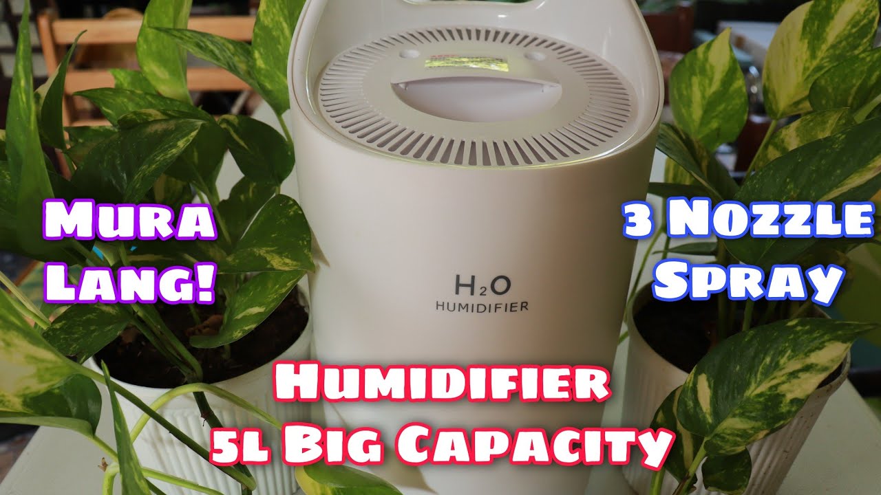 BEST Room Humidifier- 5L big capacity || Unboxing || Assembly and ...