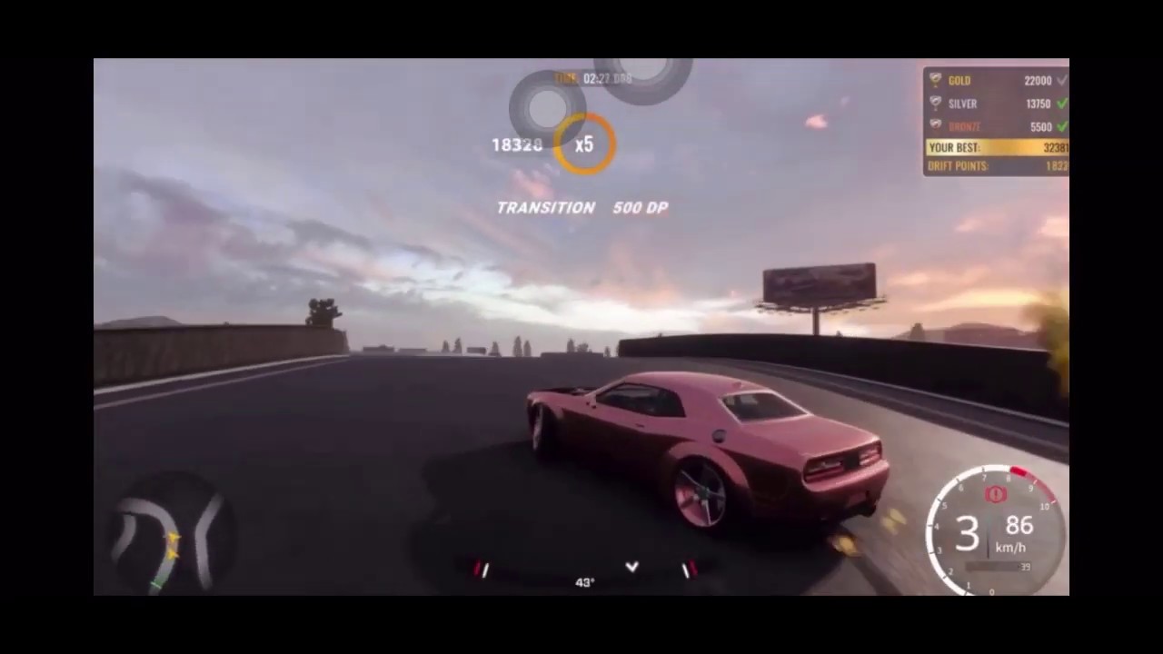 The First in Car X Drift Racing Rose Gold Hellcat 1500+ HP - YouTube