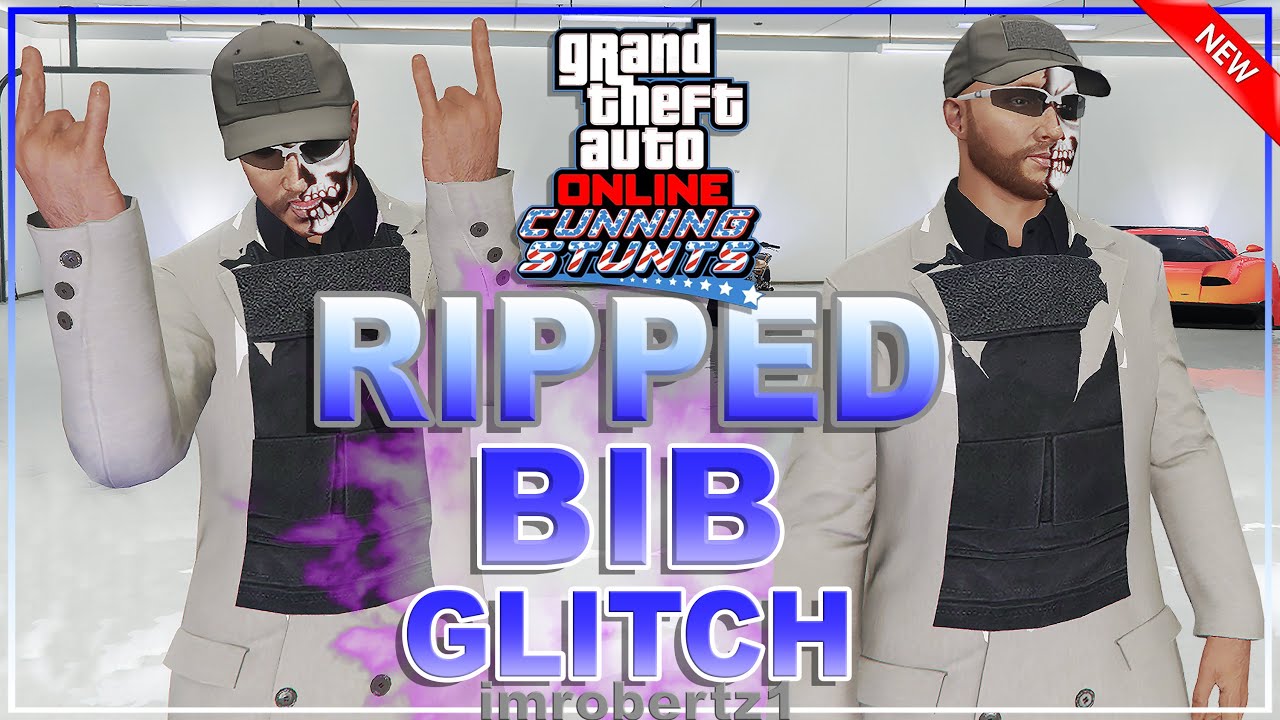 GTA 5 Online - Best Ripped Jacket BIB Outfit Glitch! Cool BIB Modded ...