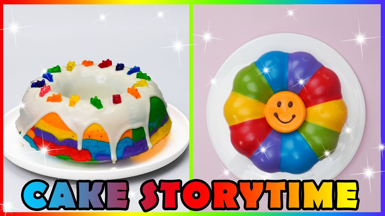 INSTAGRAM STORYTIME 🍰 Fantastic Rainbow Cake Decorating Ideas - YouTube