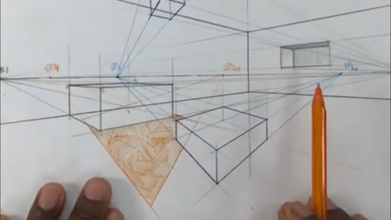 Perspective Drawing: 2Point Perspective - Part.8 / Multiple Vanishing ...