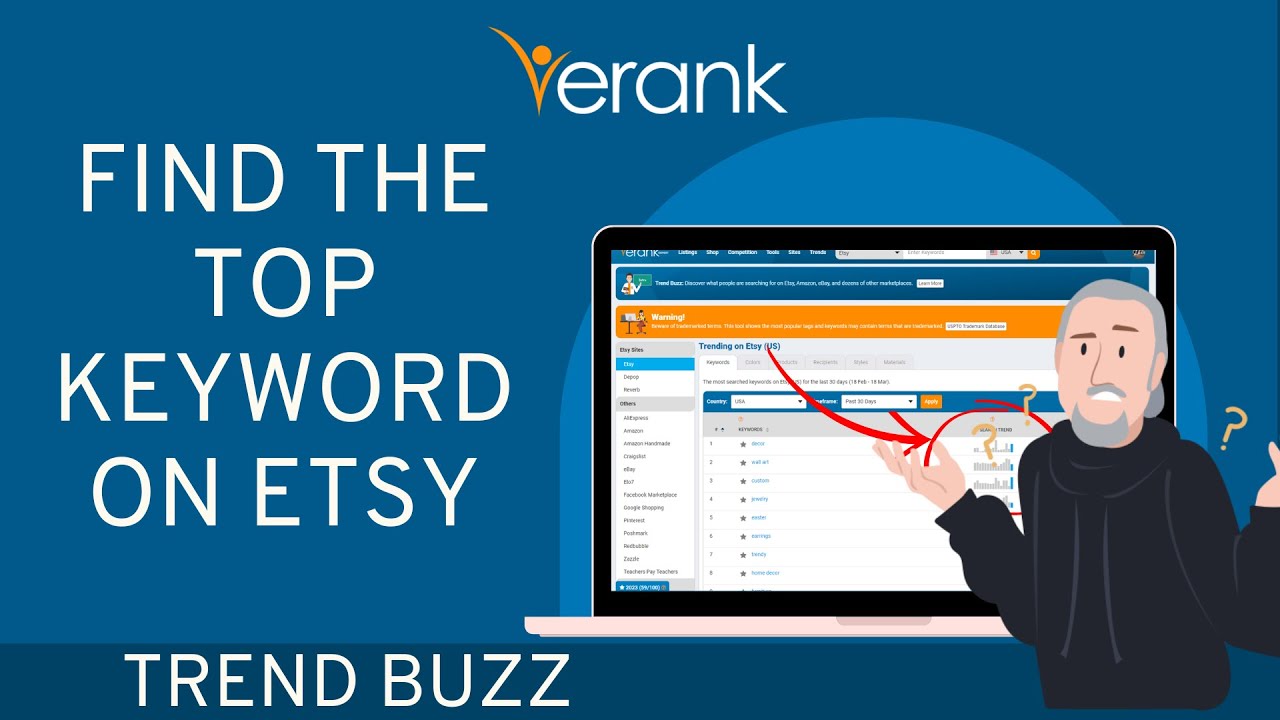 eRank Tool Spotlight The Trend Buzz Tool - YouTube