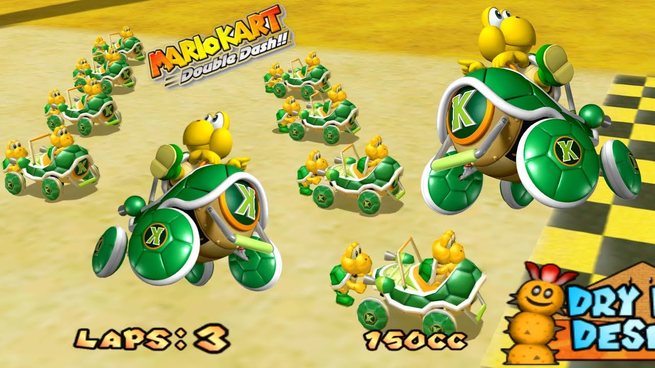 Mario Kart Double Dash!! But everybody is Koopa Troopa [4K] - YouTube