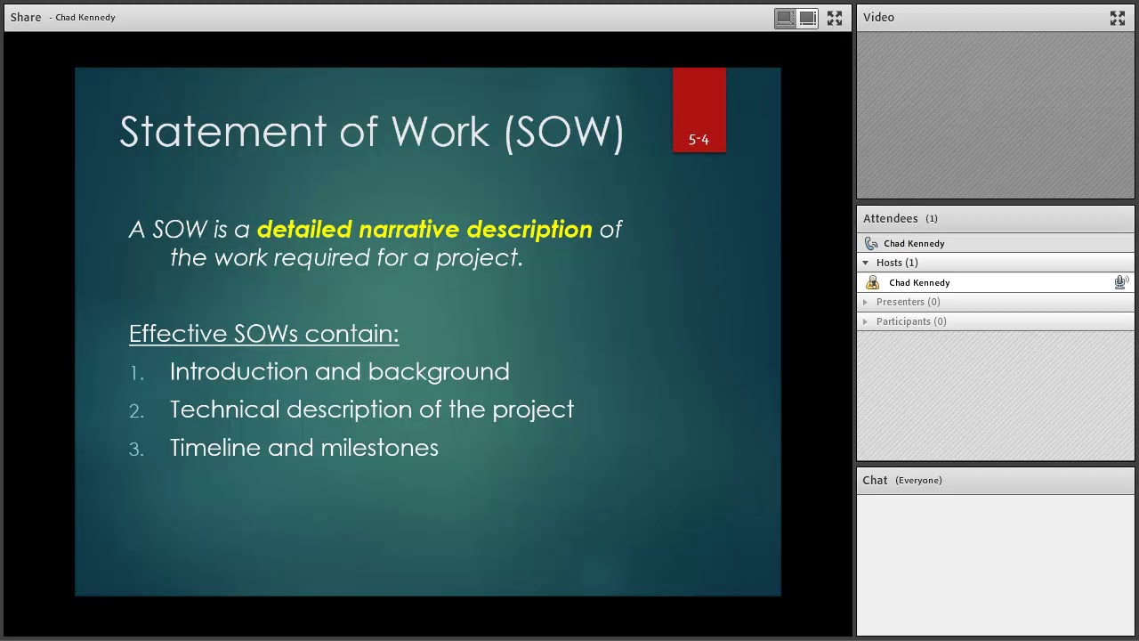 TMC 470 Building Scope and Statement of Work (SOW) - YouTube