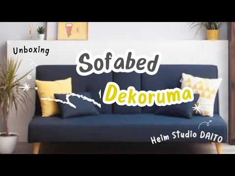DEKORUMA | Unboxing Sofabed Heim Studio DAITO - YouTube