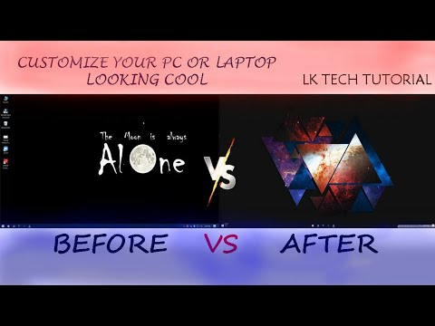 How To Make Your Laptop/PC Look Cool | LK Tech Tutorial | Sinhala # ...