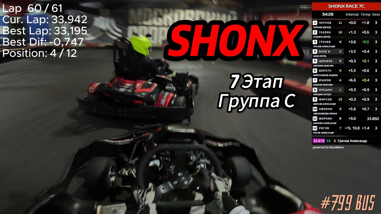 ShonX Race 23-24 || Этап 7 Группа С || 3 место || MIKS Karting - YouTube