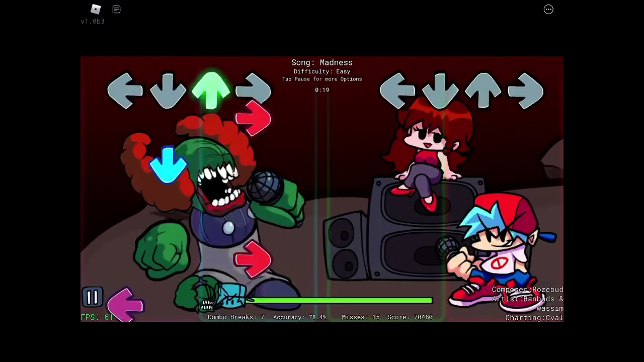 Vs tricky FNF versión de prueba roblox - YouTube