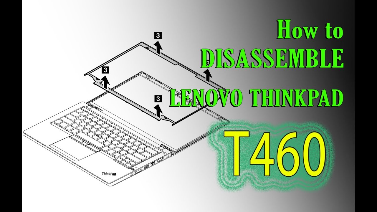 LAPTOP MỸ DISASSEMBLE LENOVO THINKPAD T460 - YouTube