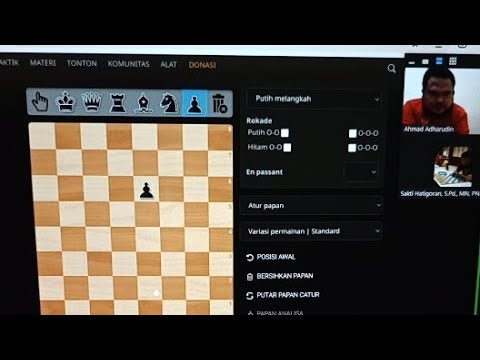 live sekolah catur Mahkota Raja - YouTube