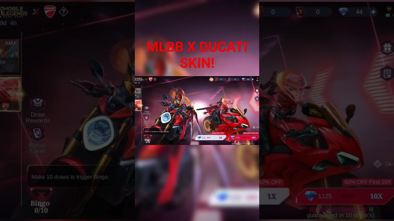 NEW MLBB X DUCATI COLLABORATION | MLBB NEW SKIN - YouTube