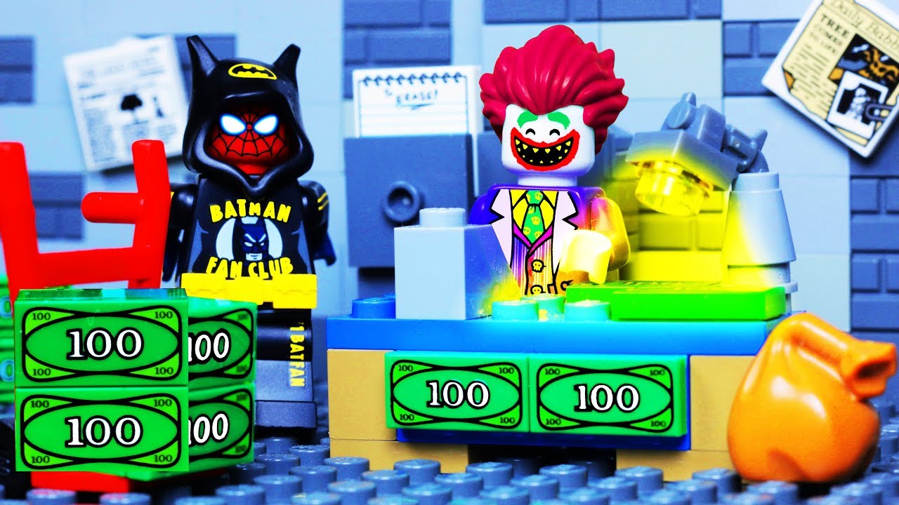LEGO Bank Robbery | Joker Fail | Superhero Cartoons - YouTube