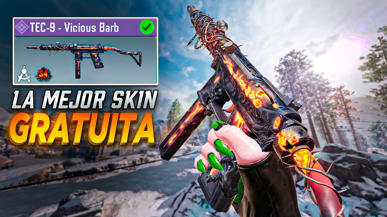 TREMENDA SKIN!! NUEVA TEC-9 - Vicious Barb* ES LA MEJOR SKIN GRATUITA de esta Temporada | COD ...