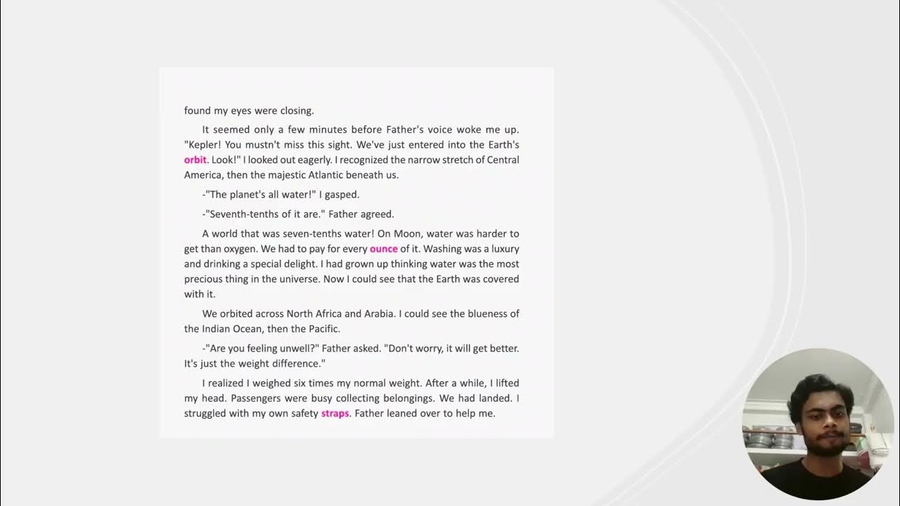 Story (Goodbye to the Moon ) ENGLISH । CLASS - 6 । BY MEHEDI HOSSEN ...