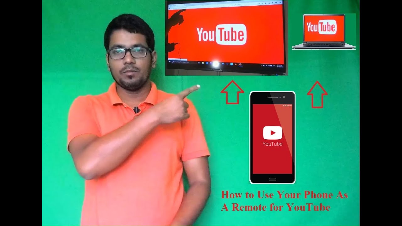 Hindi || How to Use Your Phone As A Remote for YouTube and Control ...