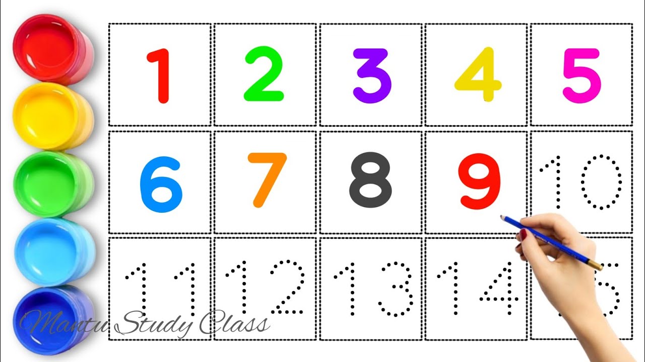 12345678910 | 123 numbers, 1 से 100 तक गिनती | Learn to Counting 1 to ...